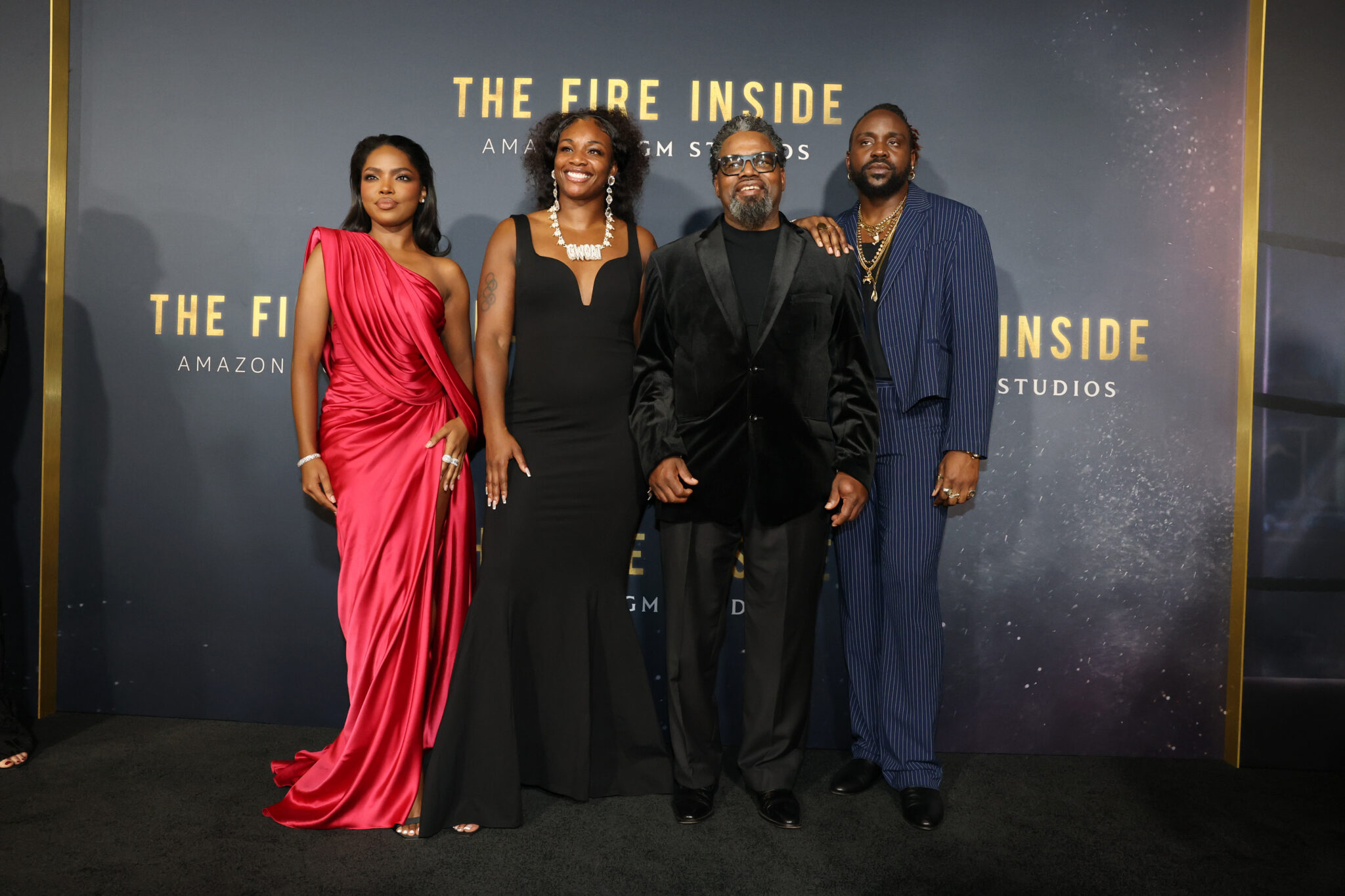 Ryan Destiny & Brian Tyree Henry At Amazon's 'The Fire Inside'